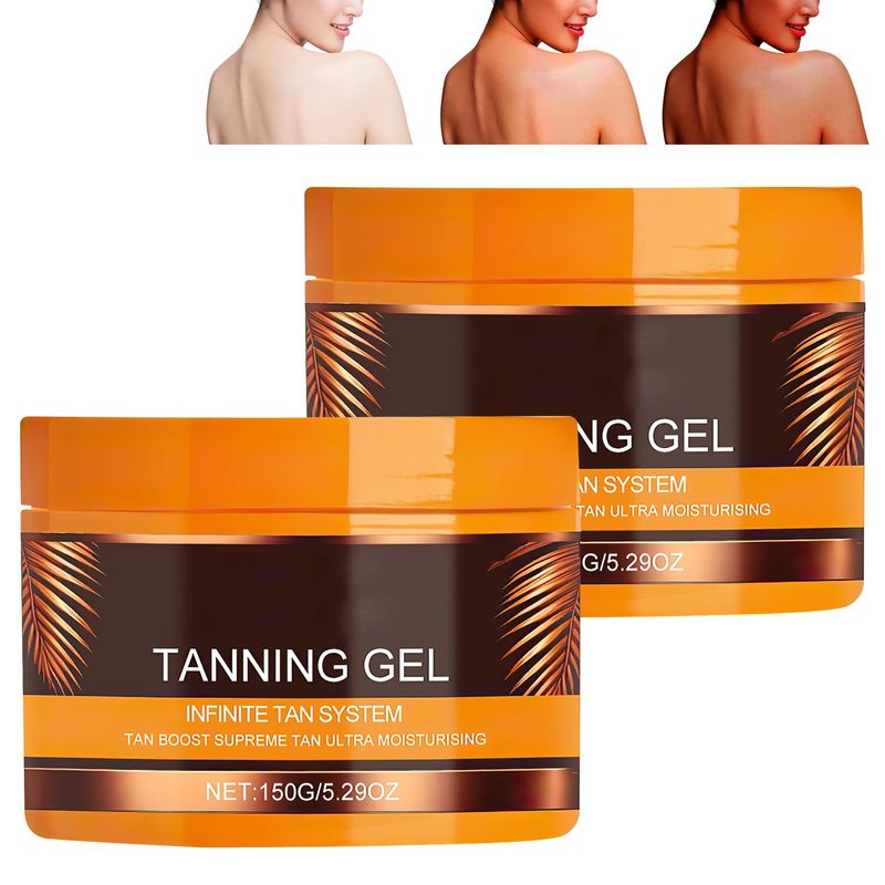 Luxury Intensive Tanning Gel, Haute Beauty Tanning lotion, Natural Tanning Accelerator Cream Gel ...