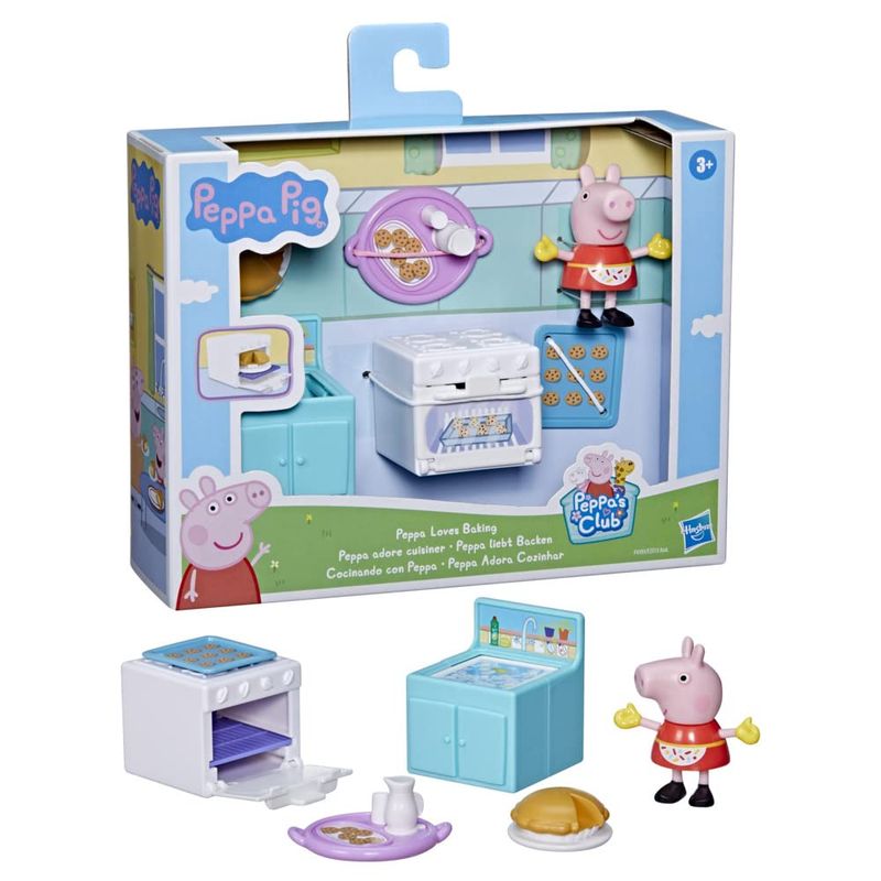 Peppa Pig Peppa’s Club Peppa Loves Baking Little Spaces Themed ...