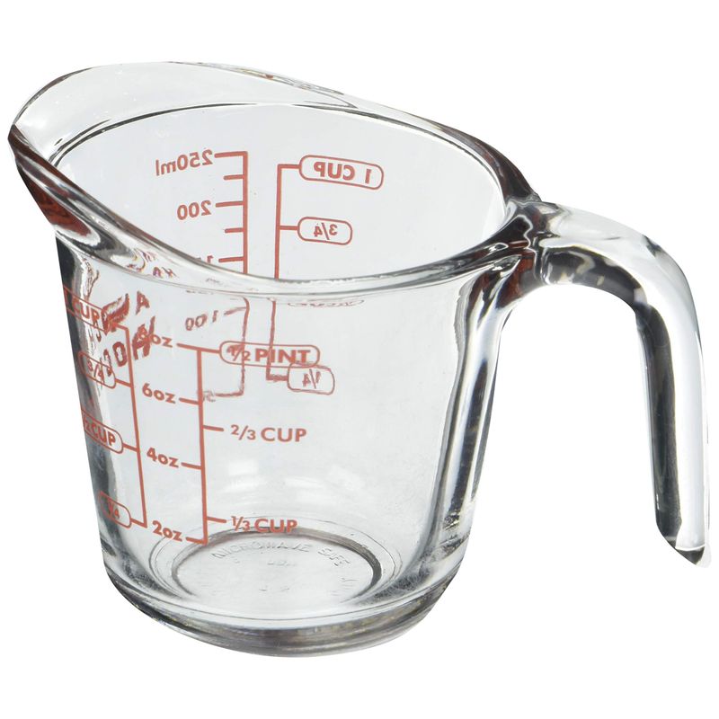 Anchor Hocking 55175OL13 8 Oz Measuring Cup - Online Marketplace ...