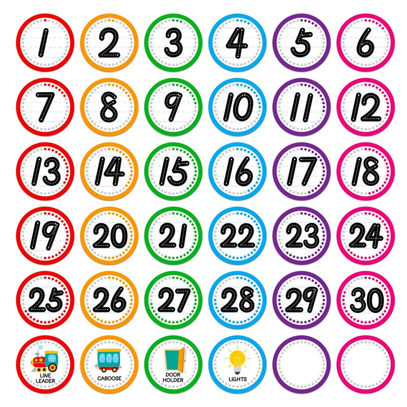 SICOHOME Line Up Spots for Classroom Floor Stickers for Classroom 36pcs ...