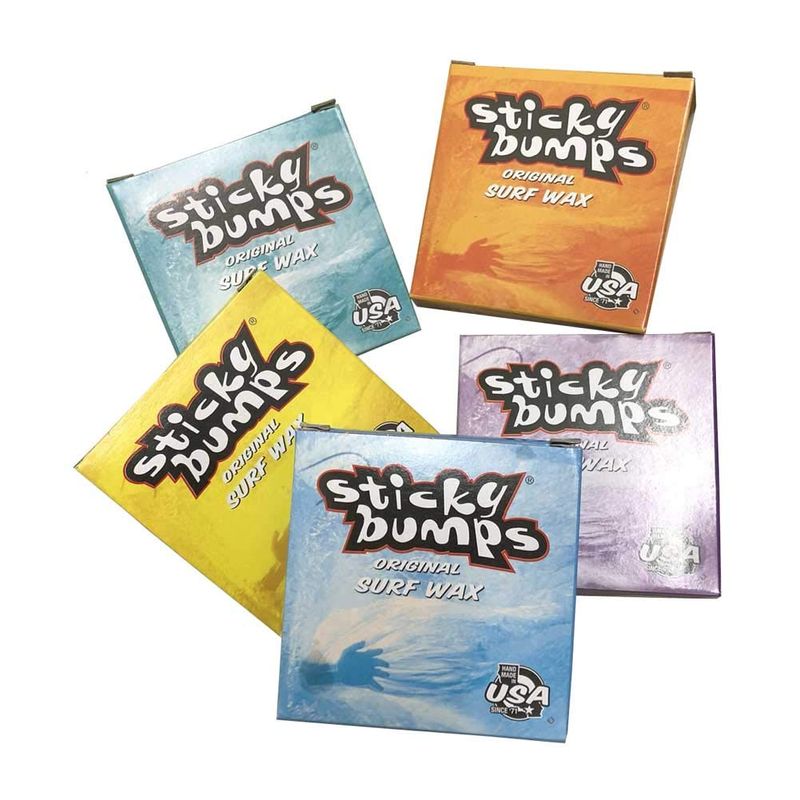 STICKY BUMPS Set of 5 Sticky Bumps Surf Wax/Surfboard Wax Surfboard ...