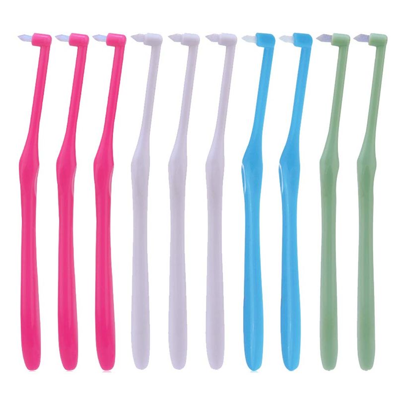 10 PCS Interspace Toothbrushes Soft Interdental Toothbrushes Gum ...