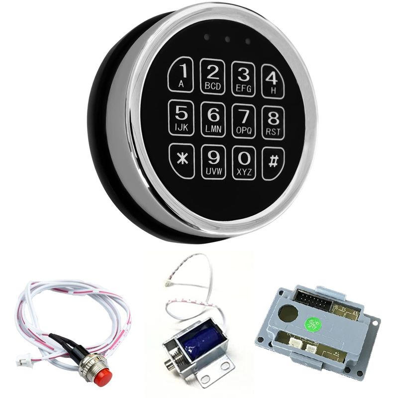 Safe Replacement Keypad Lock Set Electronic Safe Lock with Solenoid ...