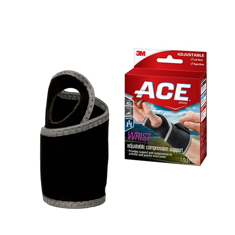 ACE Adjustable Wrist Support, Adjustable, Provides Support ...