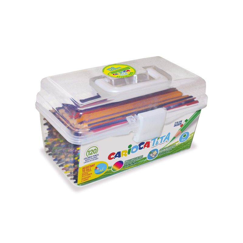 Carioca TITA Briefcase | Coloured and Drawing Pencils, Portable Box of ...
