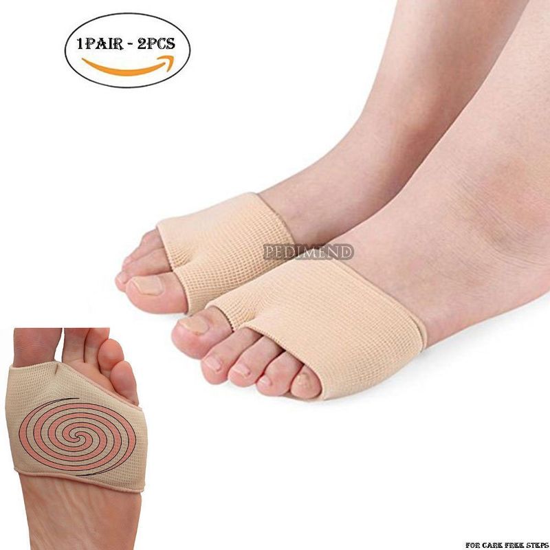 PEDIMEND™ Fabric Metatarsal Sleeve with Cushion Gel Pads (1PAIR - 2PCS ...