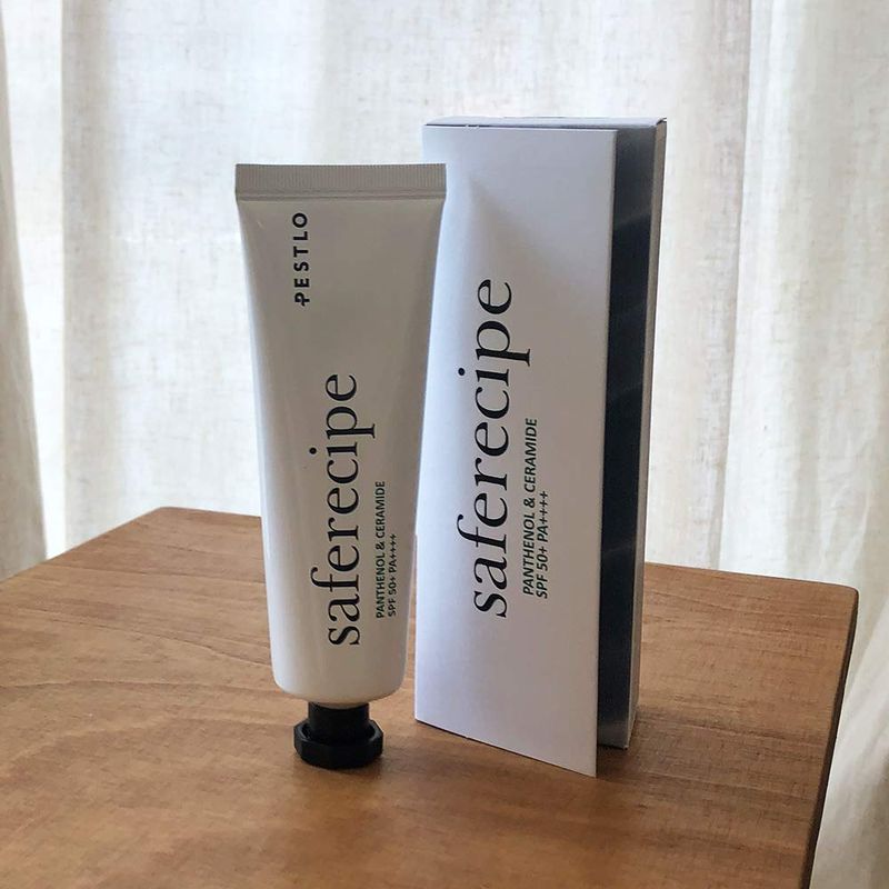 PESTLO Safe Recipe Sun Essence SPF 50+ PA++++ 1.69 Fl Oz 100% Mineral ...