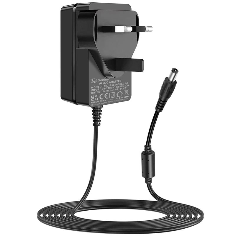 Gonine 24V 1A Power Supply Adapter,100~240V AC to DC 24 Volt 1 Amp ...
