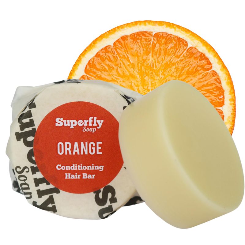 Hair Conditioner Bar by Superfly Soap, Orange Fragrance. Natural, Vegan ...