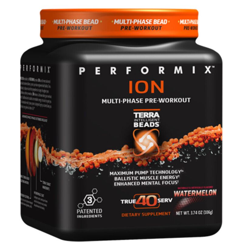 PERFORMIX ION MultiPhase PreWorkout, Max Pump 40 Servings Watermelon ...