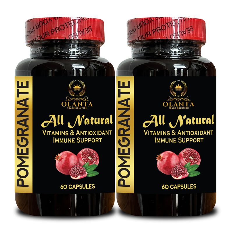 Pomegranate Extract - Reds Superfood Powder Capsules for Men and Women ...
