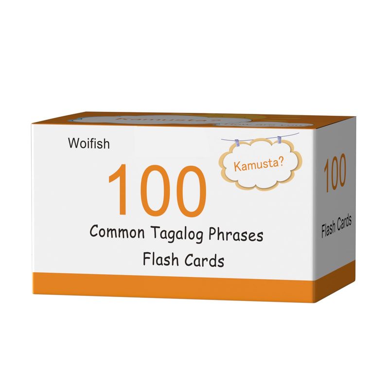 100 Essential Tagalog Phrases Flash Cards for Adults - Learn Tagalog ...