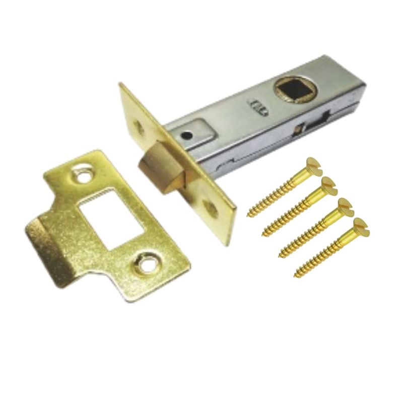 Door Tubular Latch Brass 64mm Mortice Latch Lubricant Rebate Latch with ...