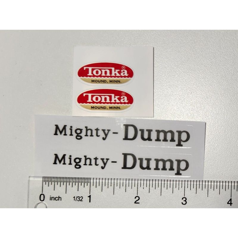 Mighty Tonka Mighty Dump Sticker Set 1960s - Online Marketplace ...