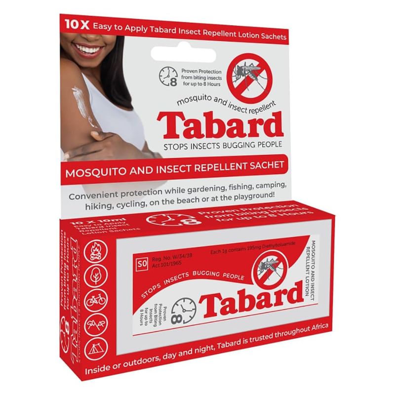 Tabard Insect Repellent sachets - 1 Box of 10 - Online Marketplace ...