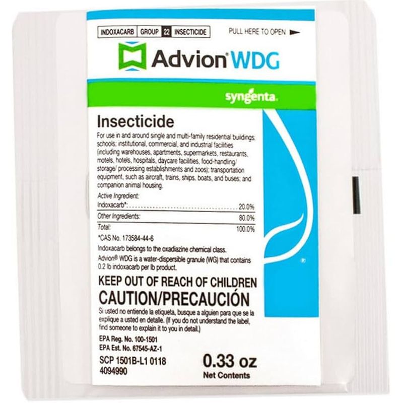 1 Packet Advion WDG Insecticide Insect Killer Ants Roaches flea Stink ...