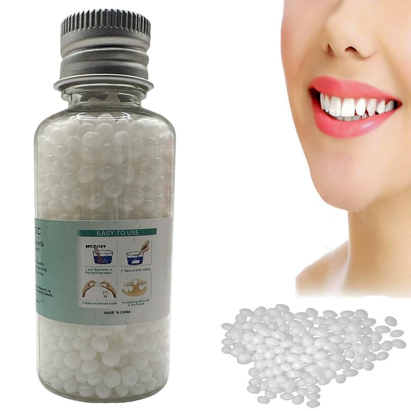 ShuaWdk Dentures, Dental Resin, Fitting Beads Teeth, Teeth Repair Kit ...