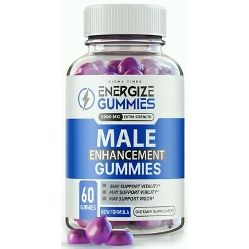 Energize Male Gummies, Gummy for Men to Help with Vitality and Virility ...