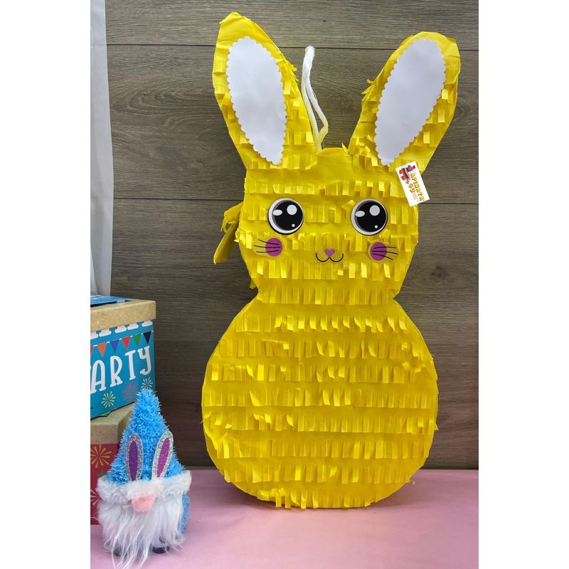 APINATA4U 20" Tall Easter Bunny Piñata Yellow Color Easter Theme Party ...