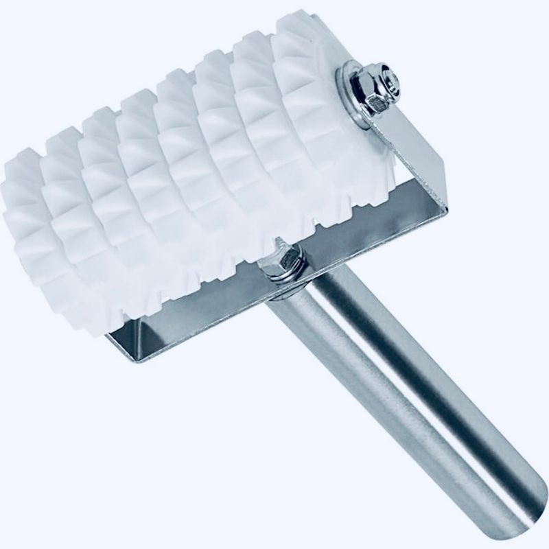 AME D’ESSENCE Pizza Roller Docker - 8 Wheel Plastic Barrel, Stainless ...