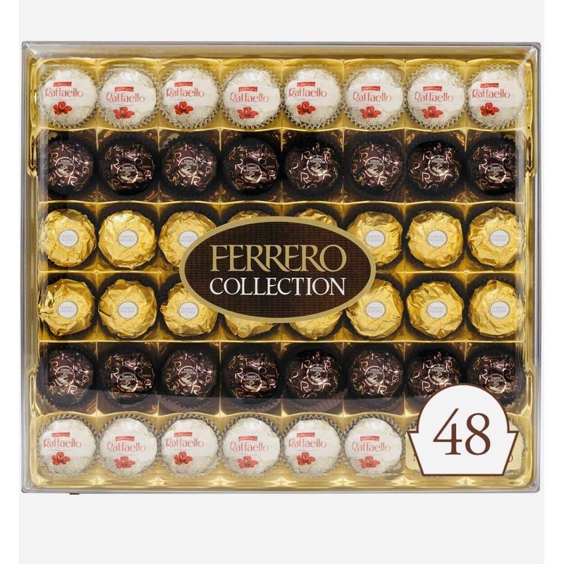 Ferrero Rocher Collection, Fine Hazelnut Milk Chocolates, 48 - Online ...