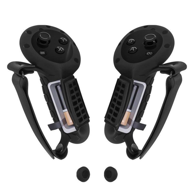 GEEKRIA Touch Controller Grip Cover Compatible with Meta Quest 3, VR ...