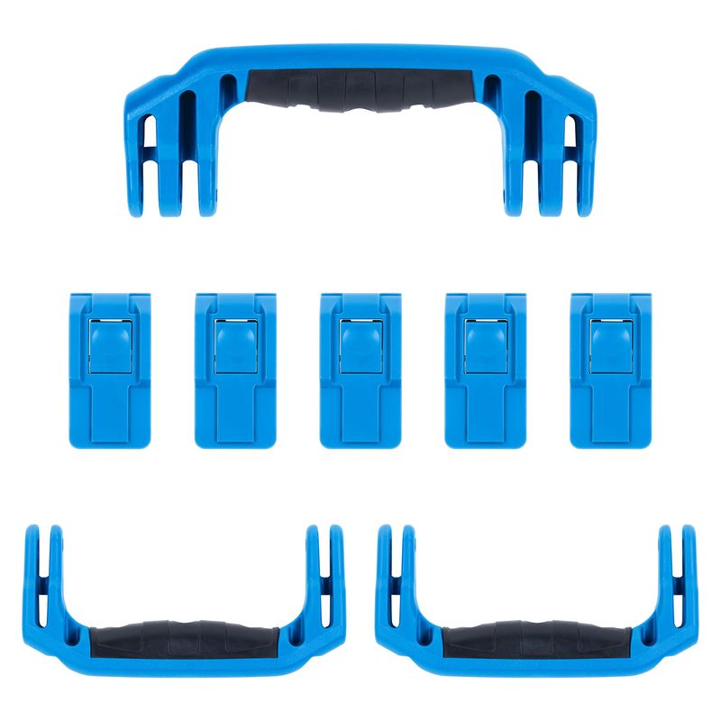 Pelican 1595 Replacement Handle & Latch Set by ColorCase - Blue Handle ...