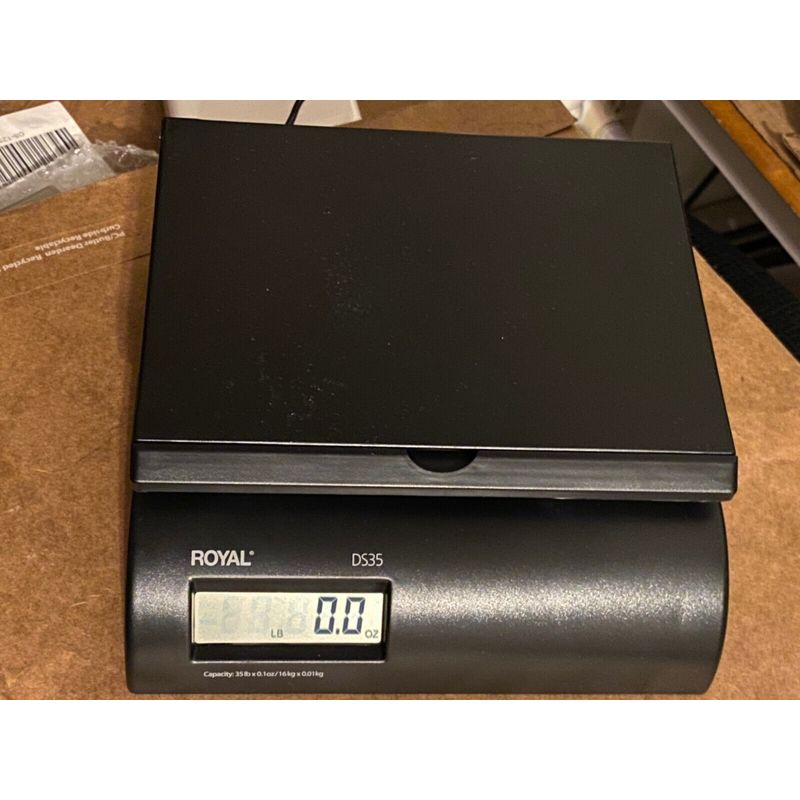 Brand New Royal Digital Shipping Postal Scale 35lb x 0.1oz, 9V Battery ...