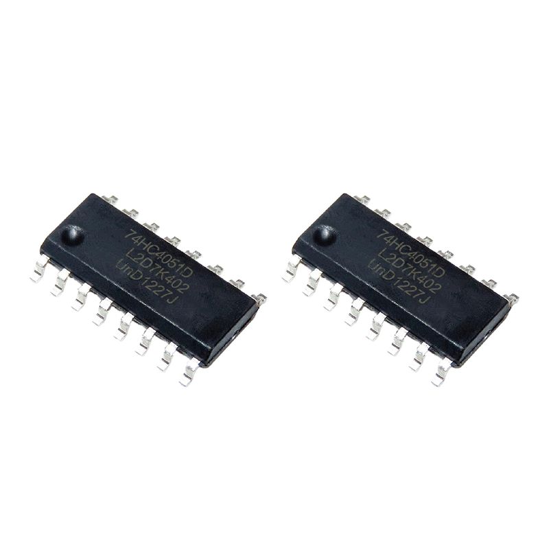 2 Stück 74HC4051D 74HC4051 im Format SMD SO-16 Analoger Multiplexer ...