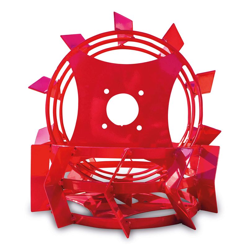 Grünwelt GW-ER430 Iron Wheels, 43 cm, Shovel Wheel, Iron Wheel Set for ...