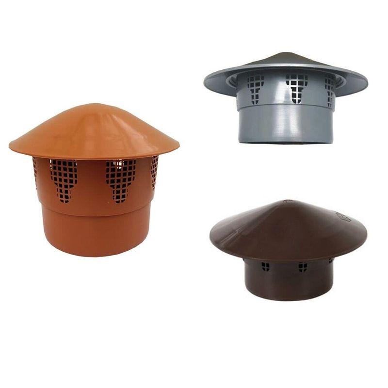 Waste Pipe Terminal Vent Sewage aerator Soil System Air Vent Grille ...