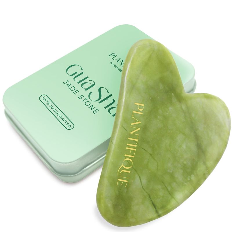 Gua Sha Jade Tool for Face - Gua Sha Stone - Jade Stone GuaSha - Face ...