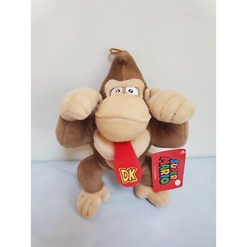 DK Donkey Kong 10" Plush Doll Stuffed Toy Official Licensed Nintendo ...