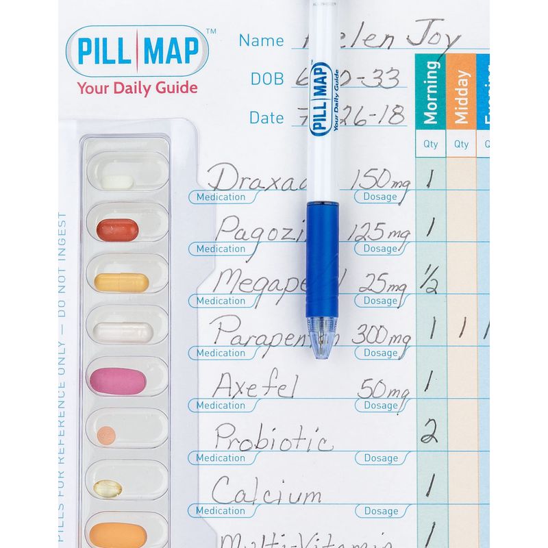 PillMap Visual Pill Planner for Medication, Supplements, and Vitamins ...
