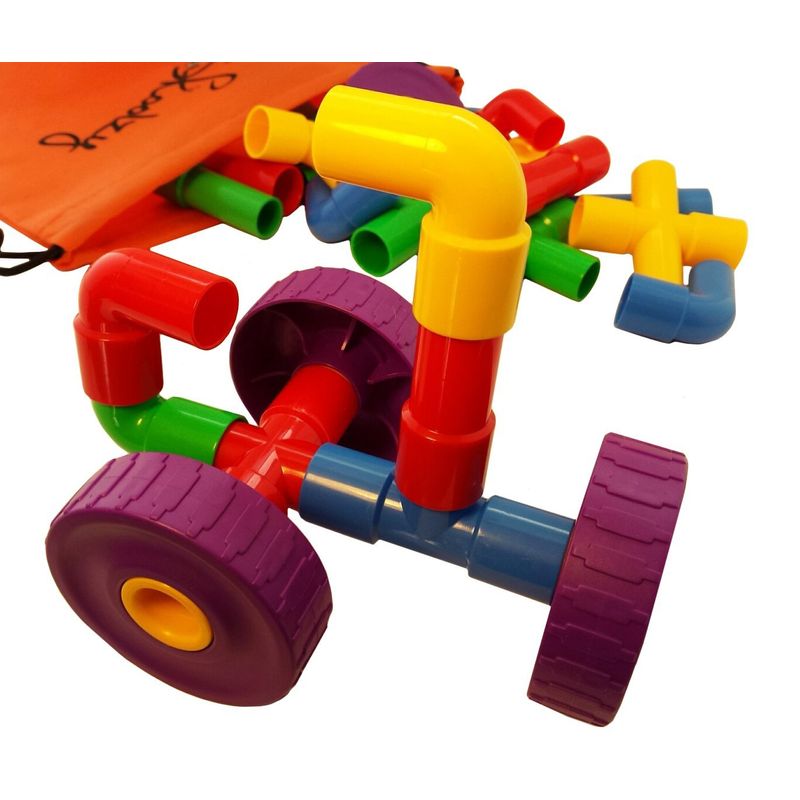Skoolzy STEM Learning Pipe Tube 29 Piece Toys_and_Games Set ...