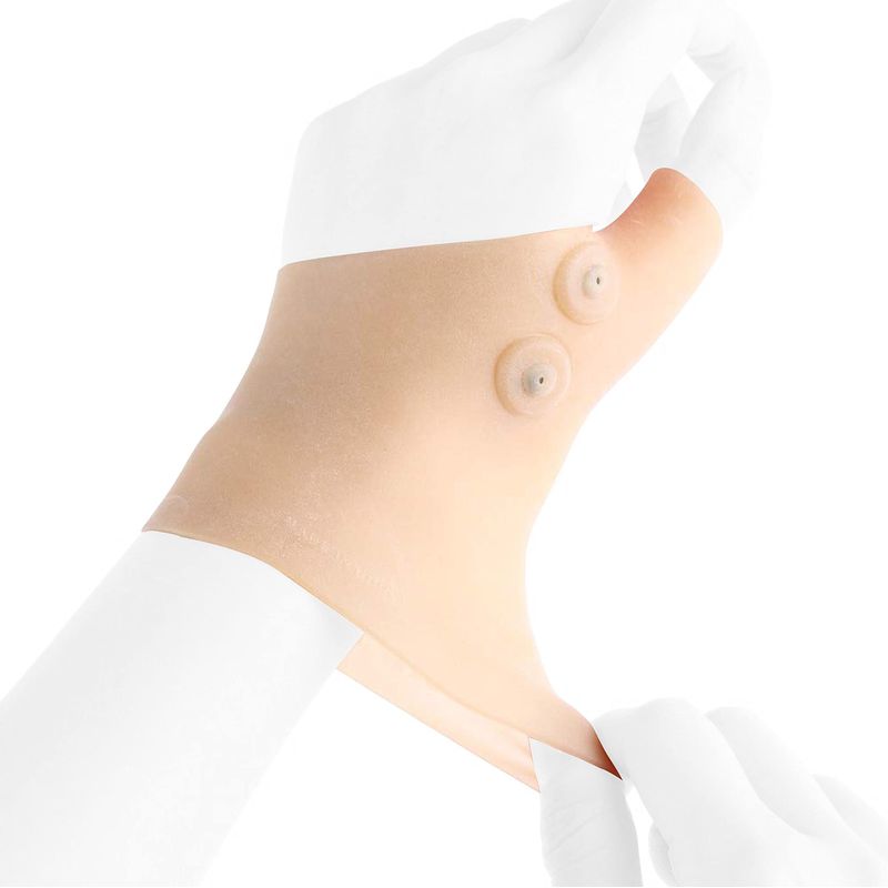 PEDIMEND Silicone Therapy Gel Wrist Tenosynovitis Sprained Brace Glove ...