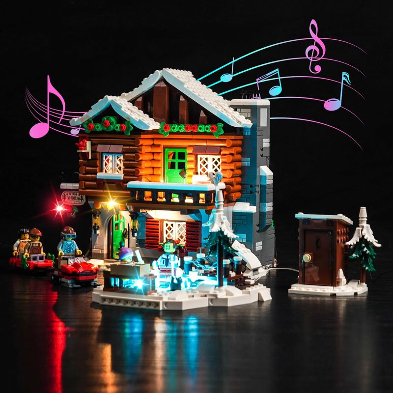Hilighting Upgraded Led Light Kit for Lego Icons Alpine Lodge Building ...