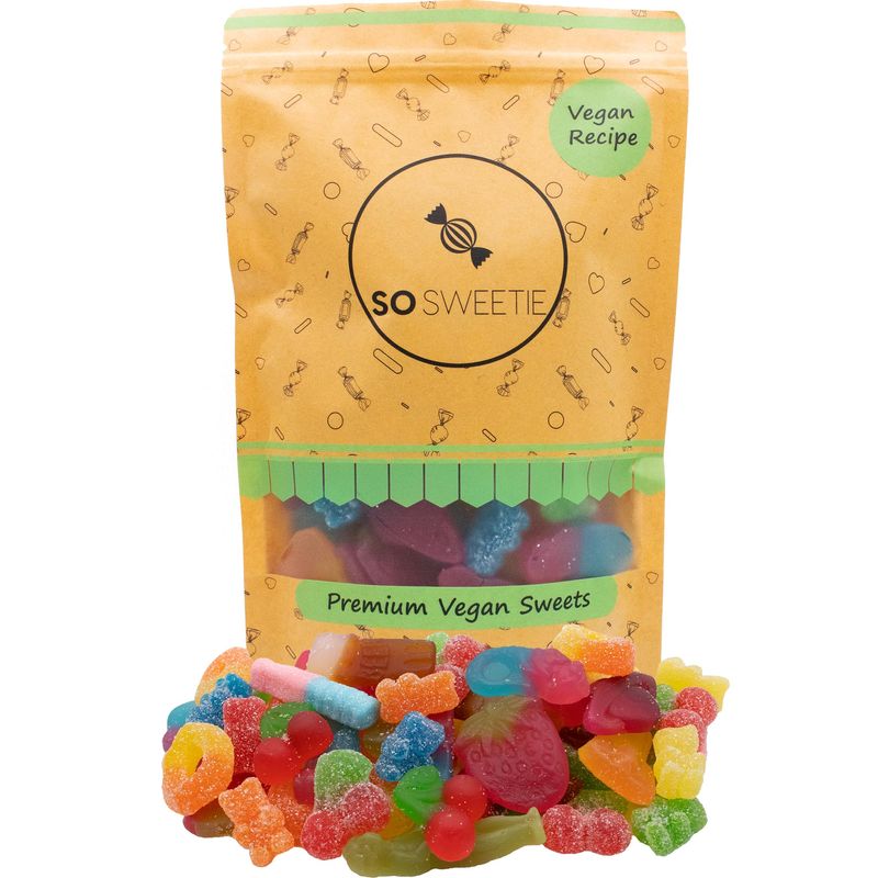 SoSweetie VEGAN Sweets Premium Pick and Mix Sweets in a resealable ...