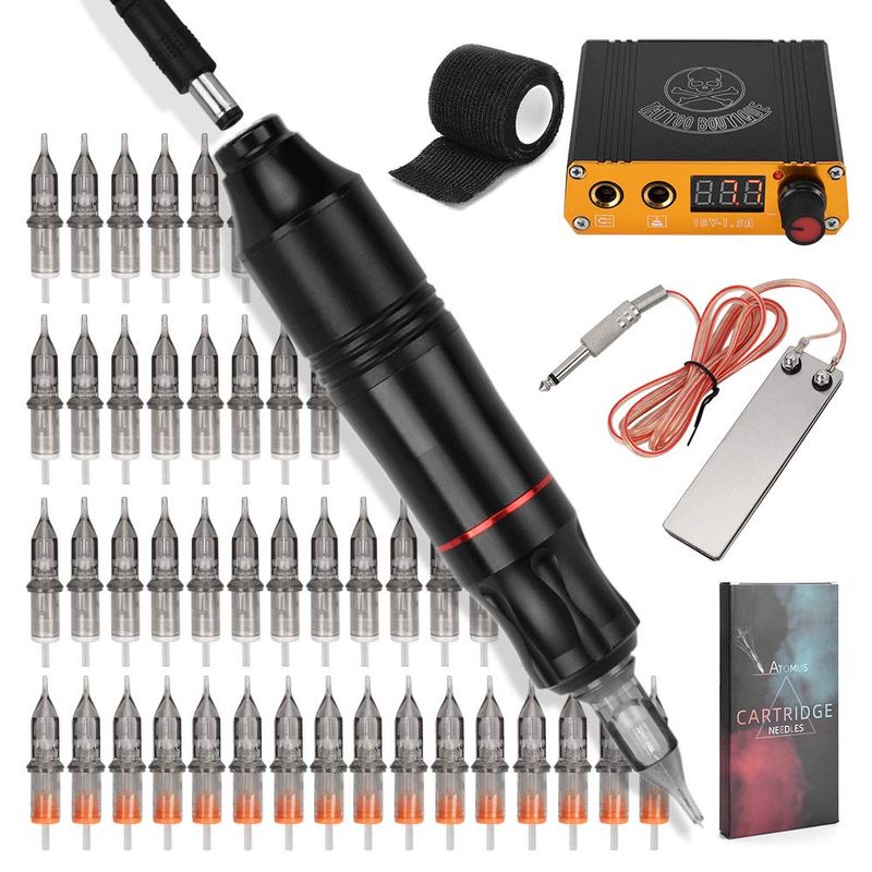 Rotary Tattoo Machine Kit, ATOMUS Tattoo Pen Style Cartridge Machine ...