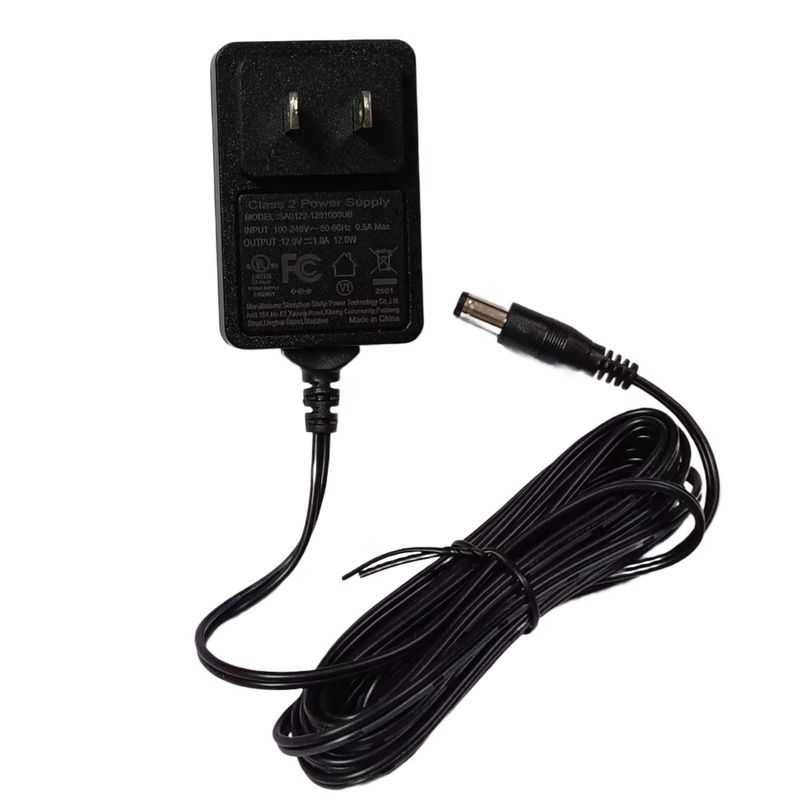 Sebikam 12V 1A Power Adapter Security Camera Supply, 12V 1000mA AC 100 ...