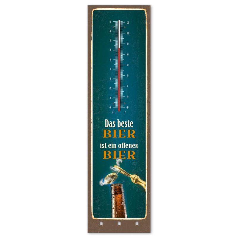 Cult Thermometer + Key Holder – Open Beer Best Beer – Aluminium ...