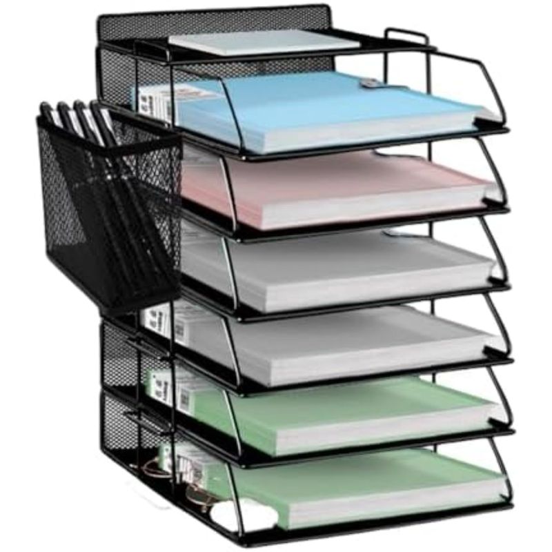 Euiuxoy Document Tray, File Rack, Letter Case, Document Storage Box ...