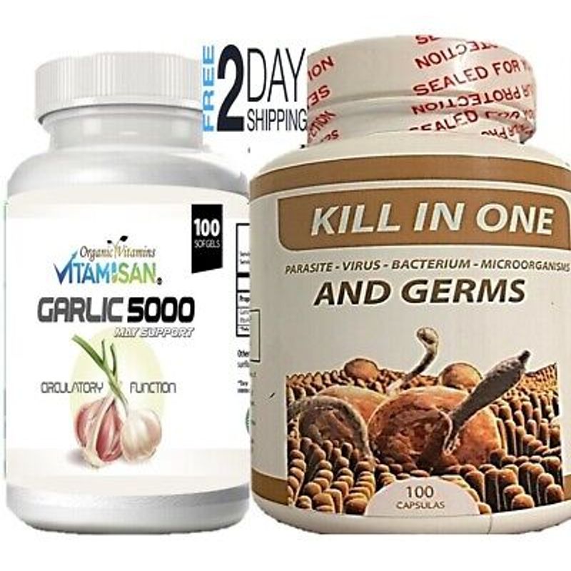 Parasite support capsules candida Naturals cleanse formula complex ...