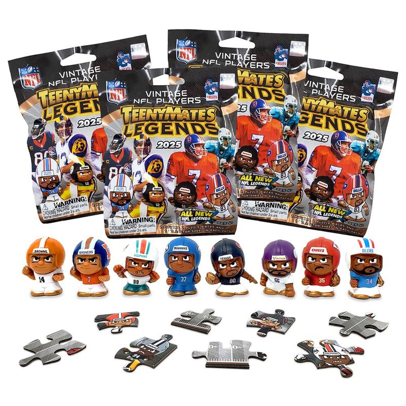 Teenymates Party Animal Legends 2024 NFL Series 3 Figures Blind Bags ...