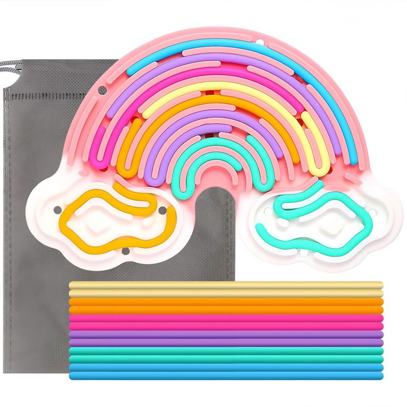 SGFNXB Sensory Board, Fidget Toy, Cloud Shape Double Sided Silicone ...