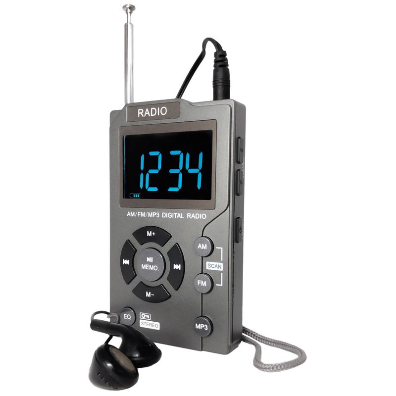 Anfurt Pocket Radio Portable MP3 Player Wide FM FM AM Compatible ...