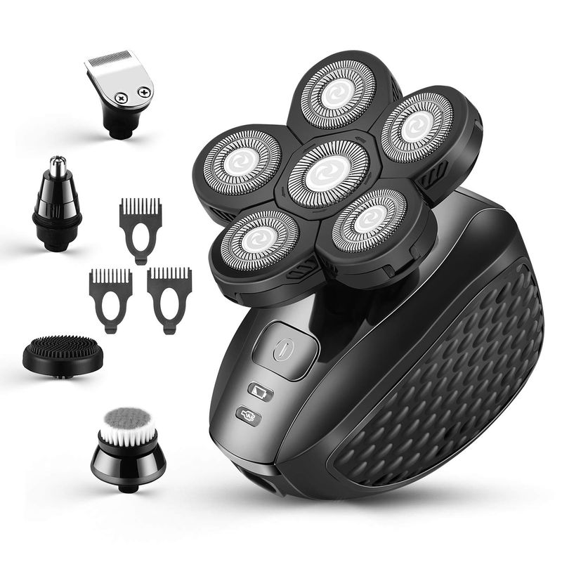 Head Shavers for Men Upgraded 5 in 1 Multifunctional Bald Head Shaver ...