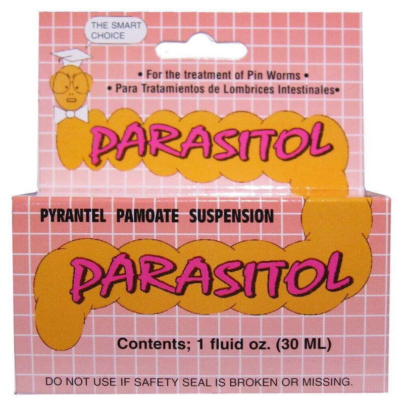 Parasitol Oral Liquid for Treatment of Pinworms, 1 FL OZ Exp 1/2026 ...