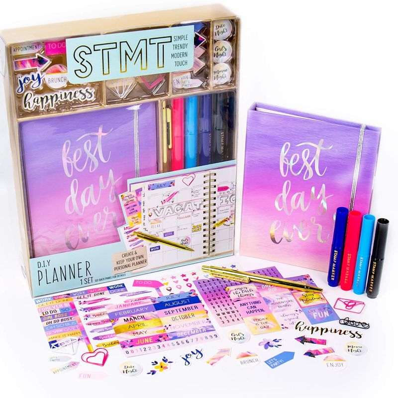 STMT DIY Bullet Journaling Kit for Girls Ages 8+ - Planner, Notebook ...