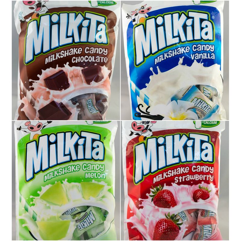 Milkita 4 Flavor Variety Pack - Vanilla Milk, Chocolate, Strawberry and ...